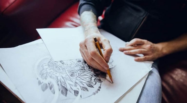 Steps on How to Draw Tattoos on Characters